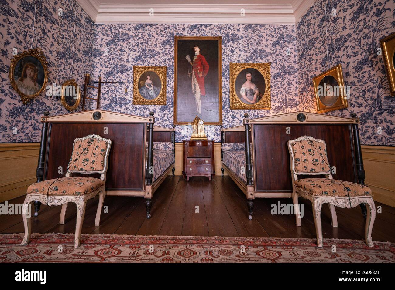 The interior view of the Museum Van Loon. The museum was named after ...