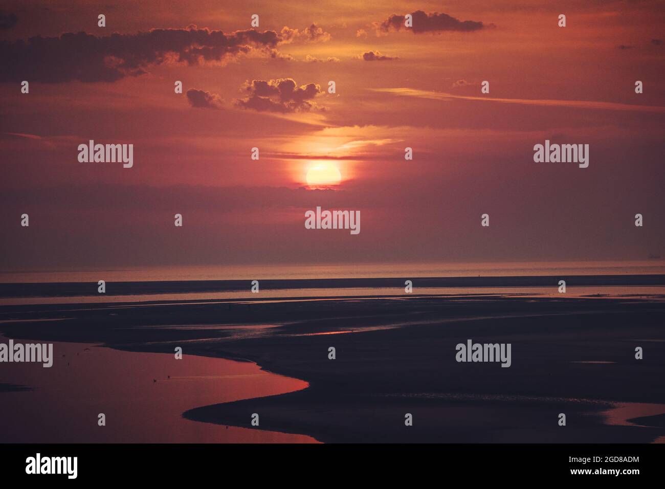 the Sky is high the sun is low Stock Photo - Alamy