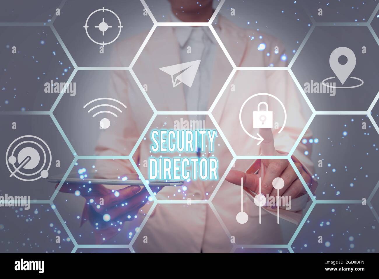 Inspiration showing sign Security Director. Concept meaning head of a ...