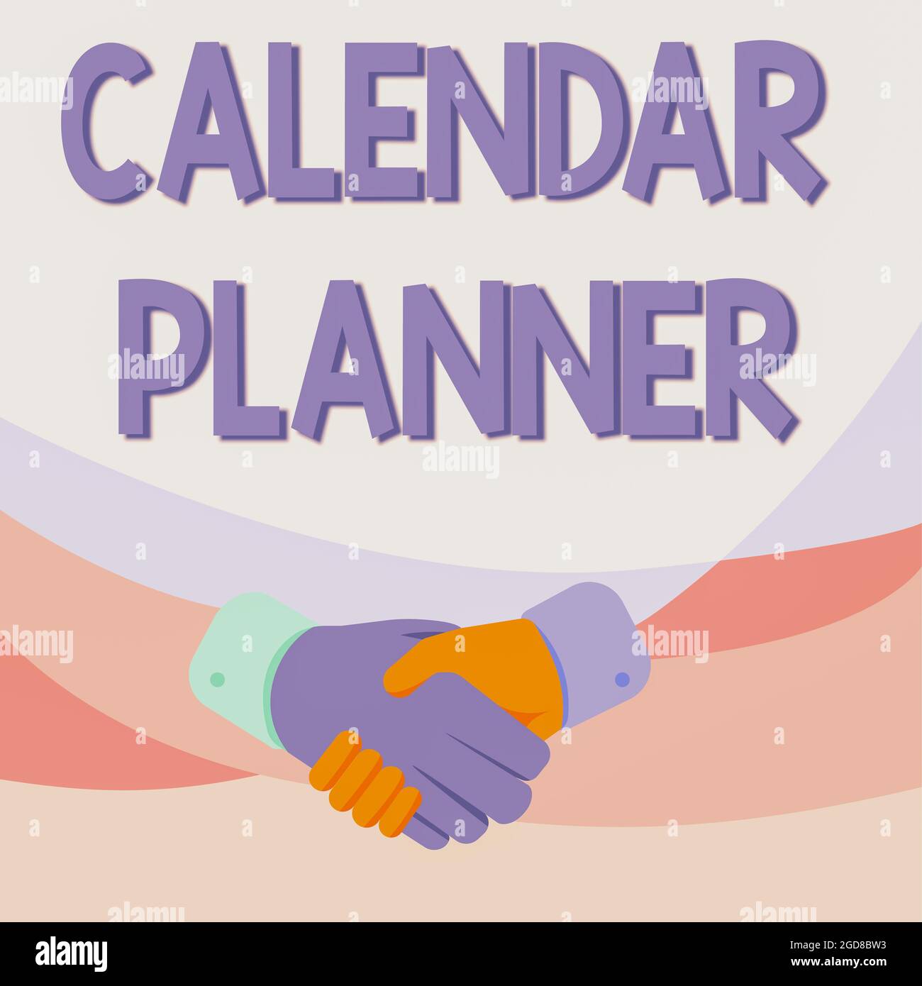Hand writing sign Calendar Planner. Internet Concept schedule of ...