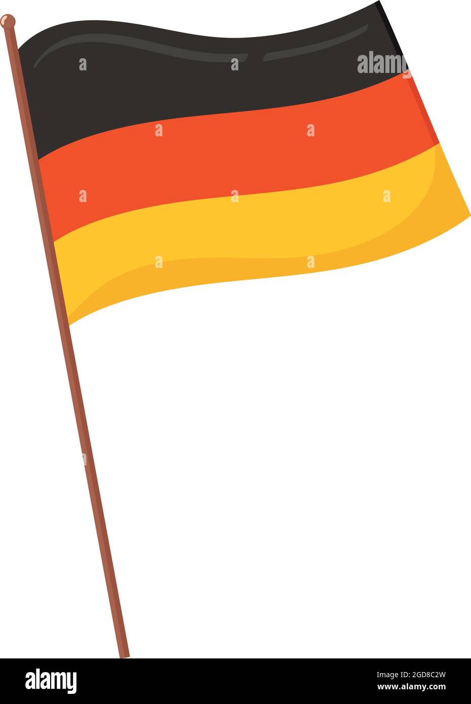 germany flag emblem Stock Vector Image & Art - Alamy