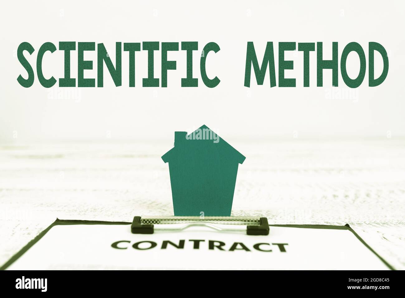 Sign displaying Scientific Method. Business approach method of ...