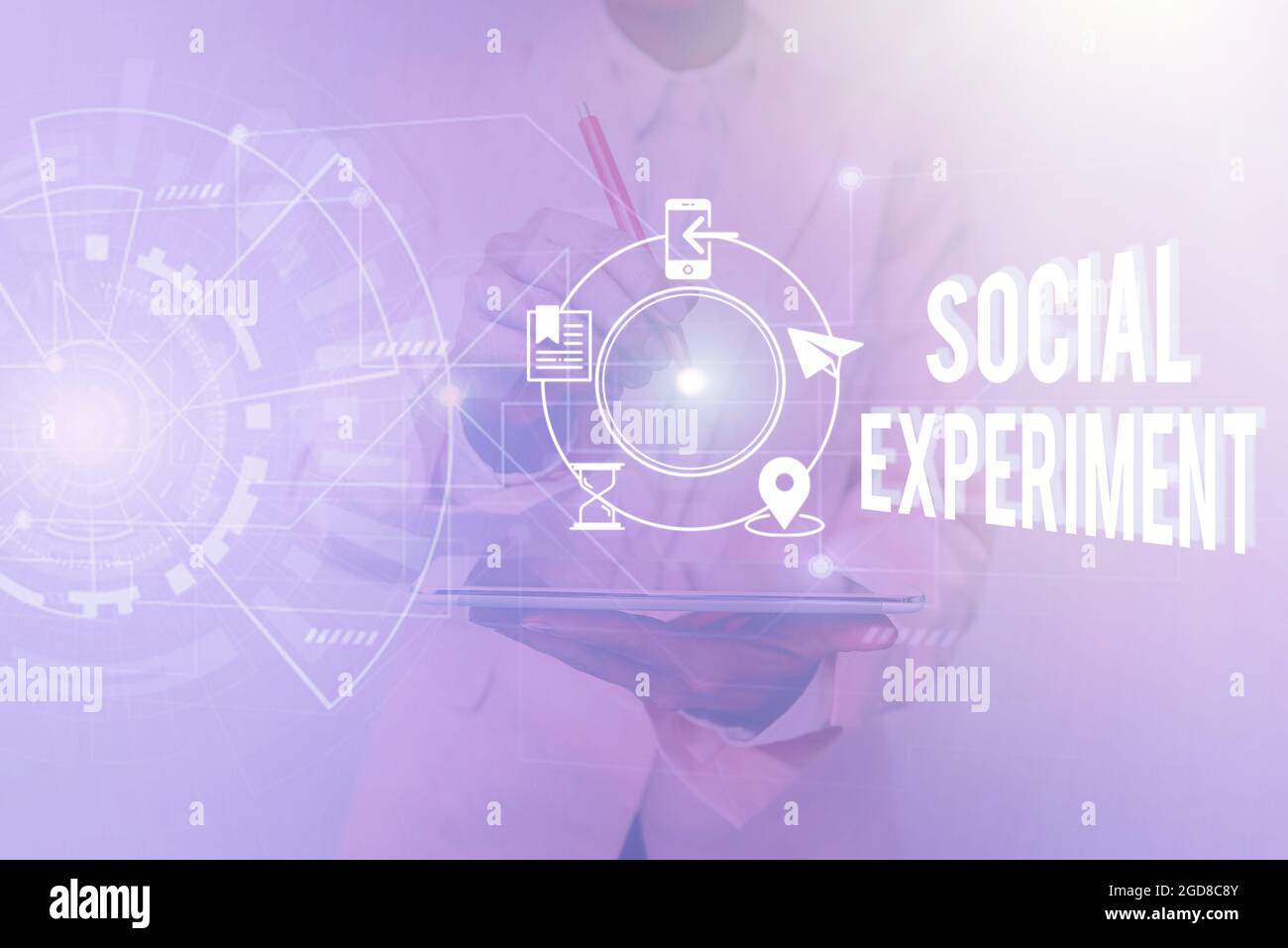 Sign displaying Social Experiment. Business showcase the research ...