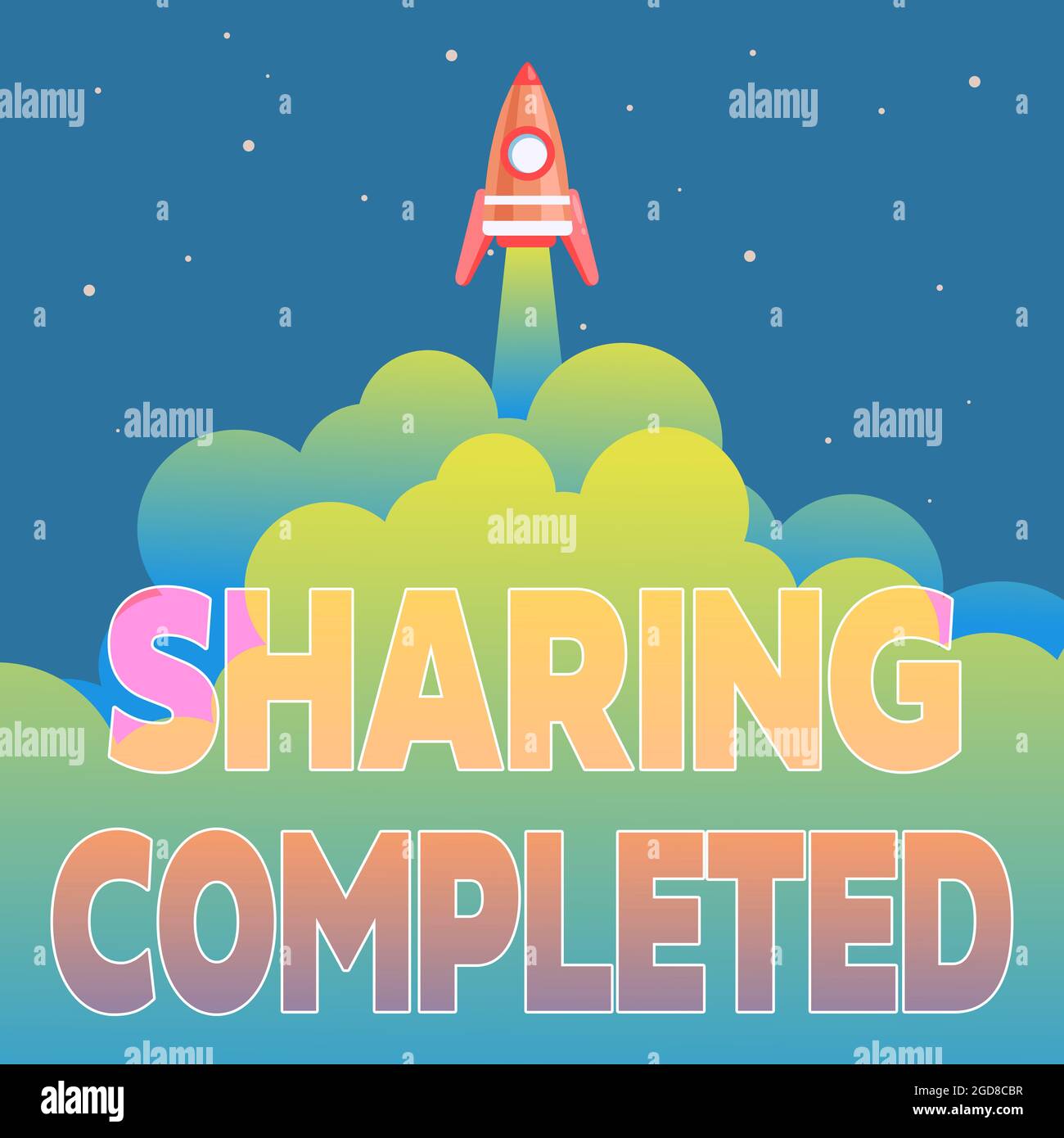 Conceptual caption Sharing Completed. Concept meaning to bring to an ...