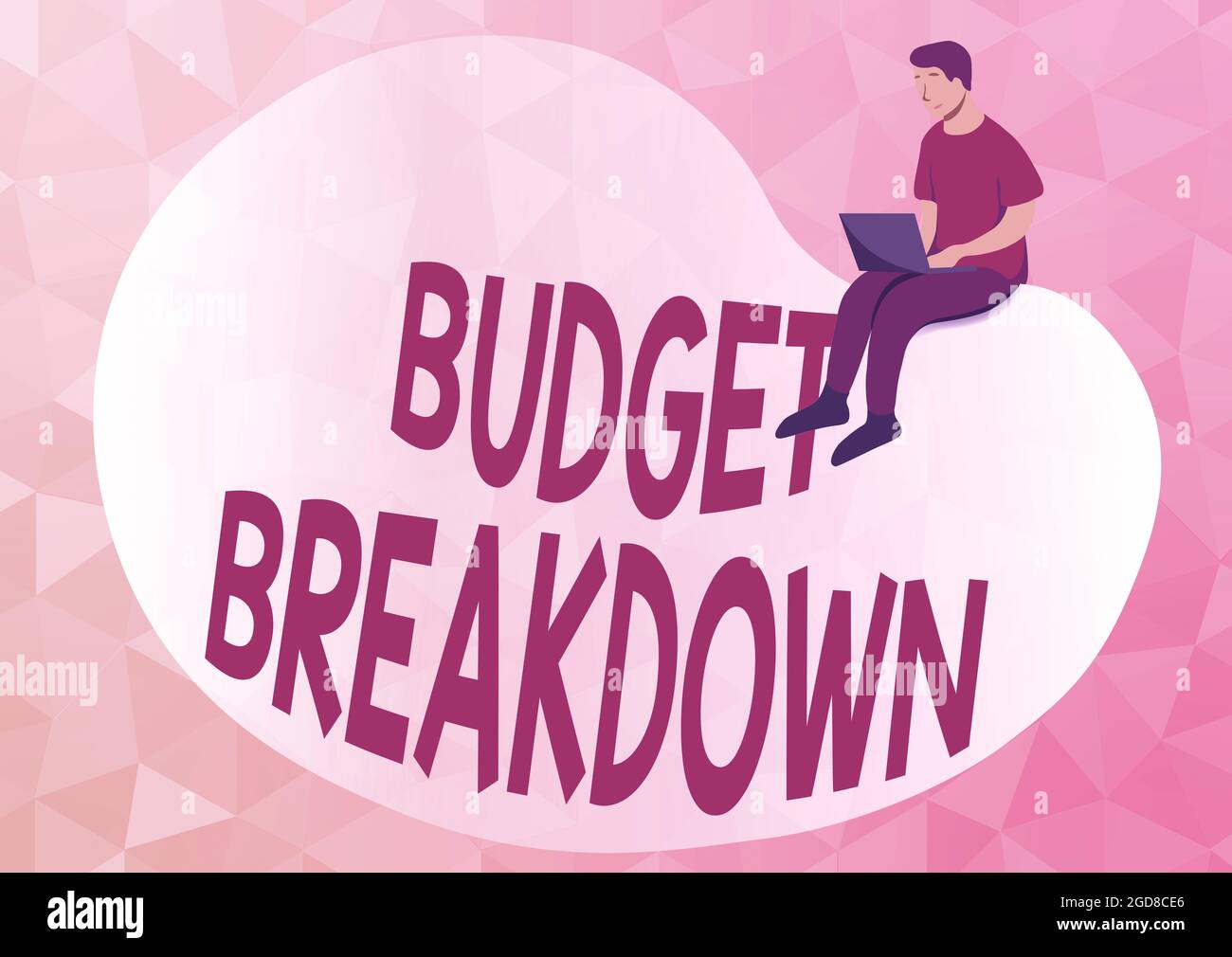 Writing displaying text Budget Breakdown. Business idea dividing the ...