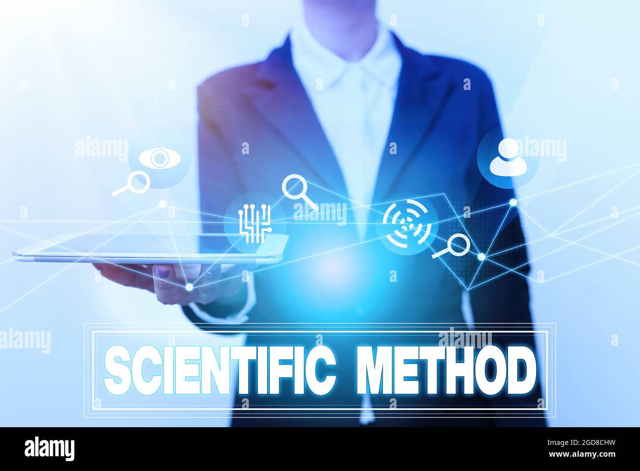 Text sign showing Scientific Method. Business idea method of procedure ...
