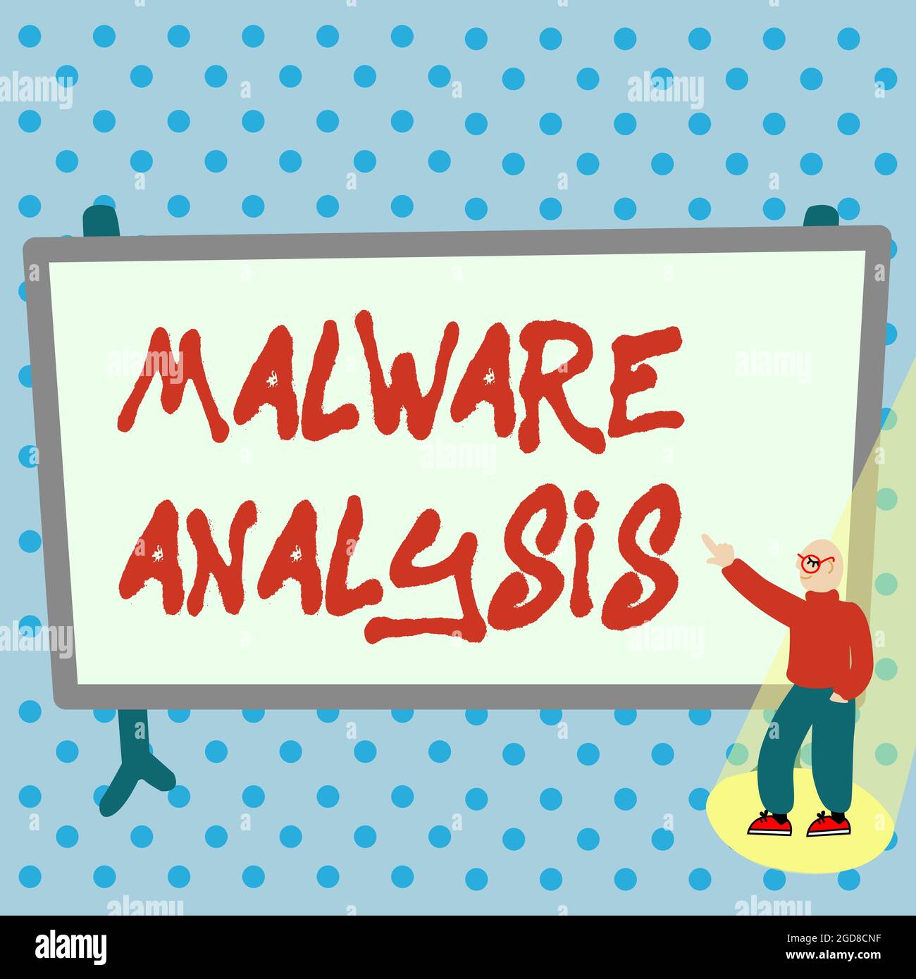 Hand writing sign Malware Analysis. Business approach performs deep ...