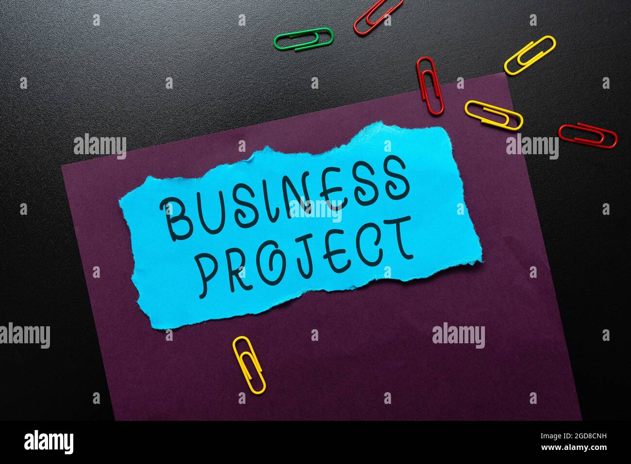 Writing Displaying Text Business Project Word Written On Planned Set Of Interrelated Tasks To