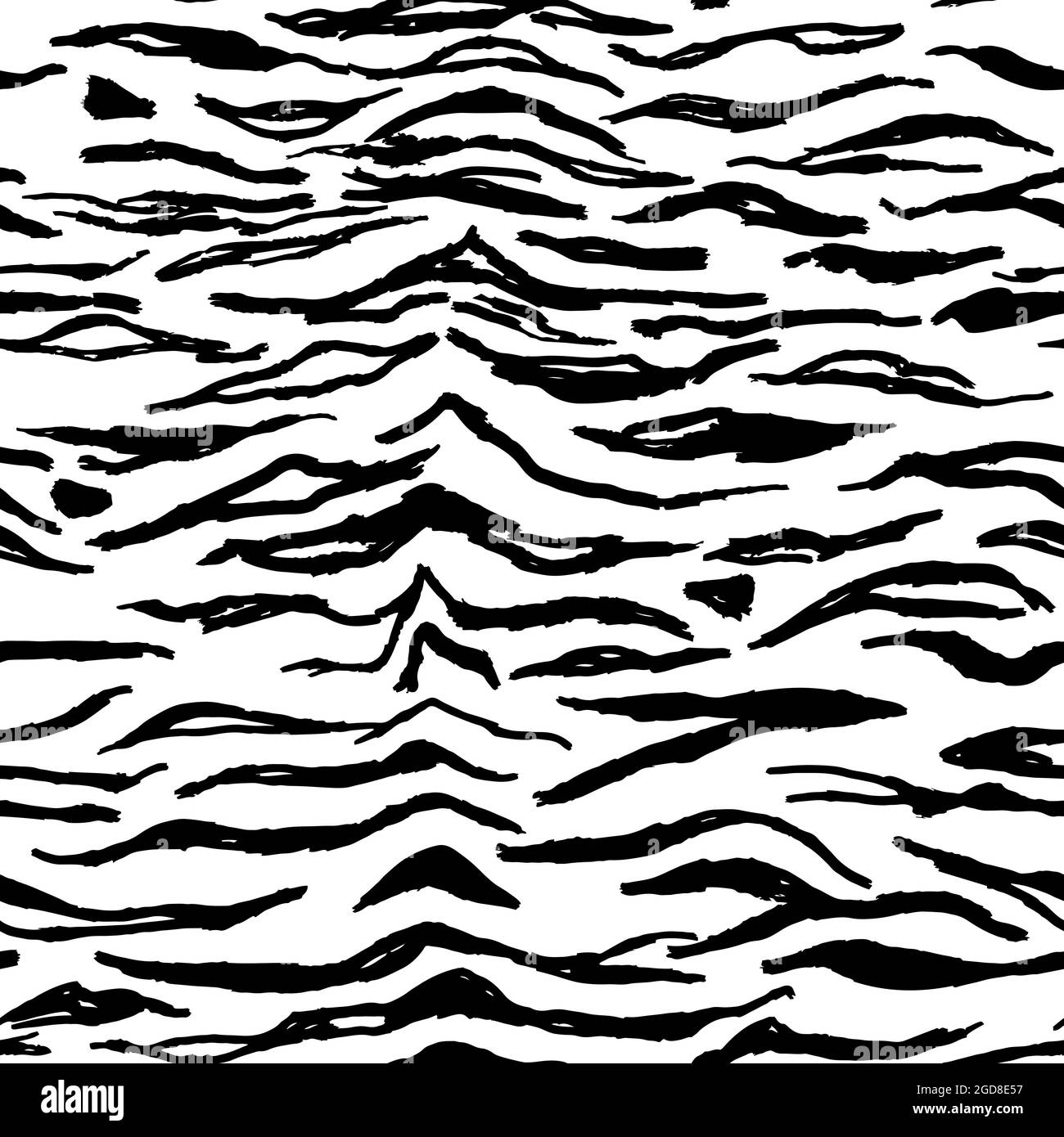 Tiger vector bw hi-res stock photography and images - Alamy