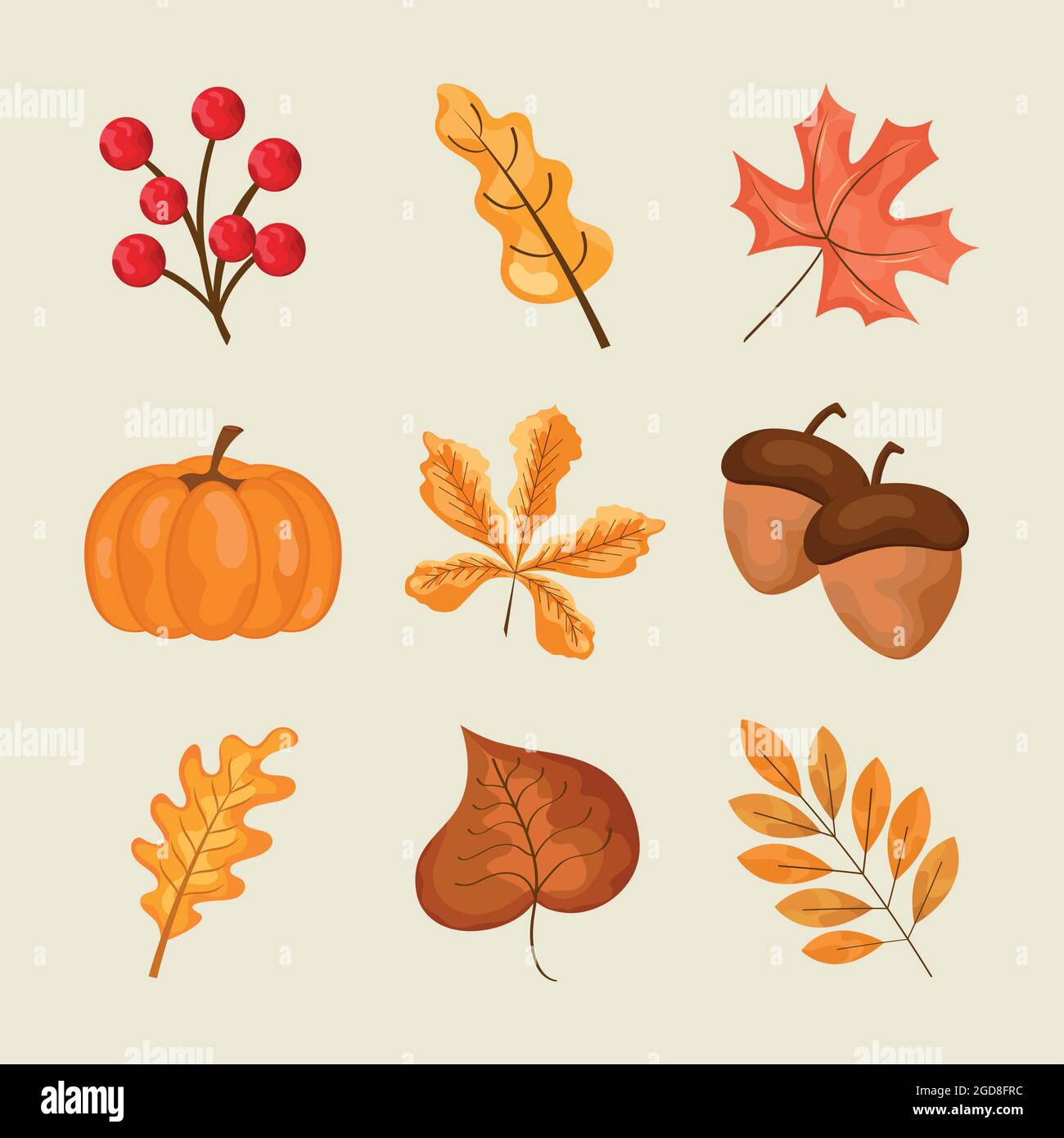 autumn leaves design Stock Vector Image & Art - Alamy