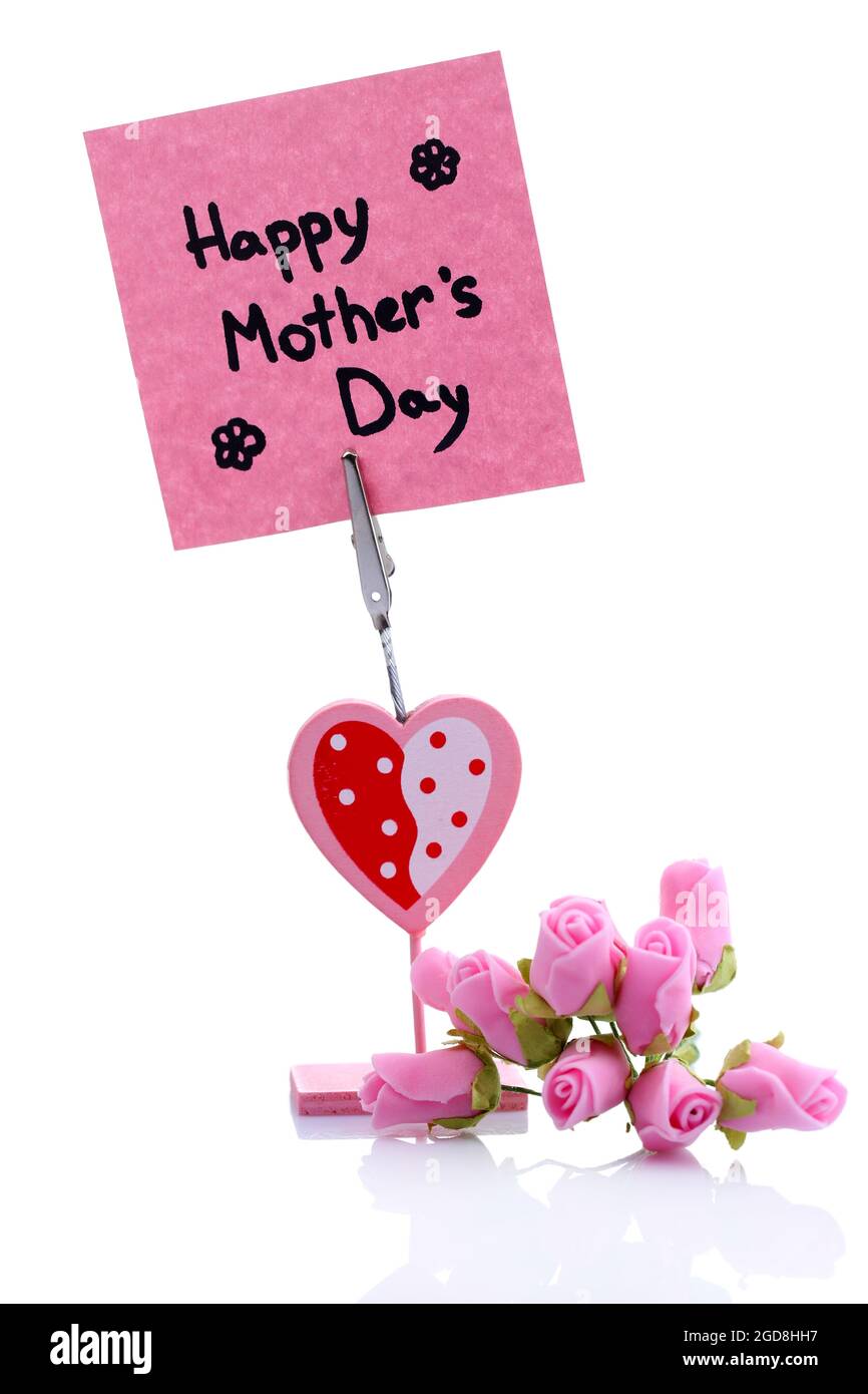 Message holder isolated on white Stock Photo - Alamy