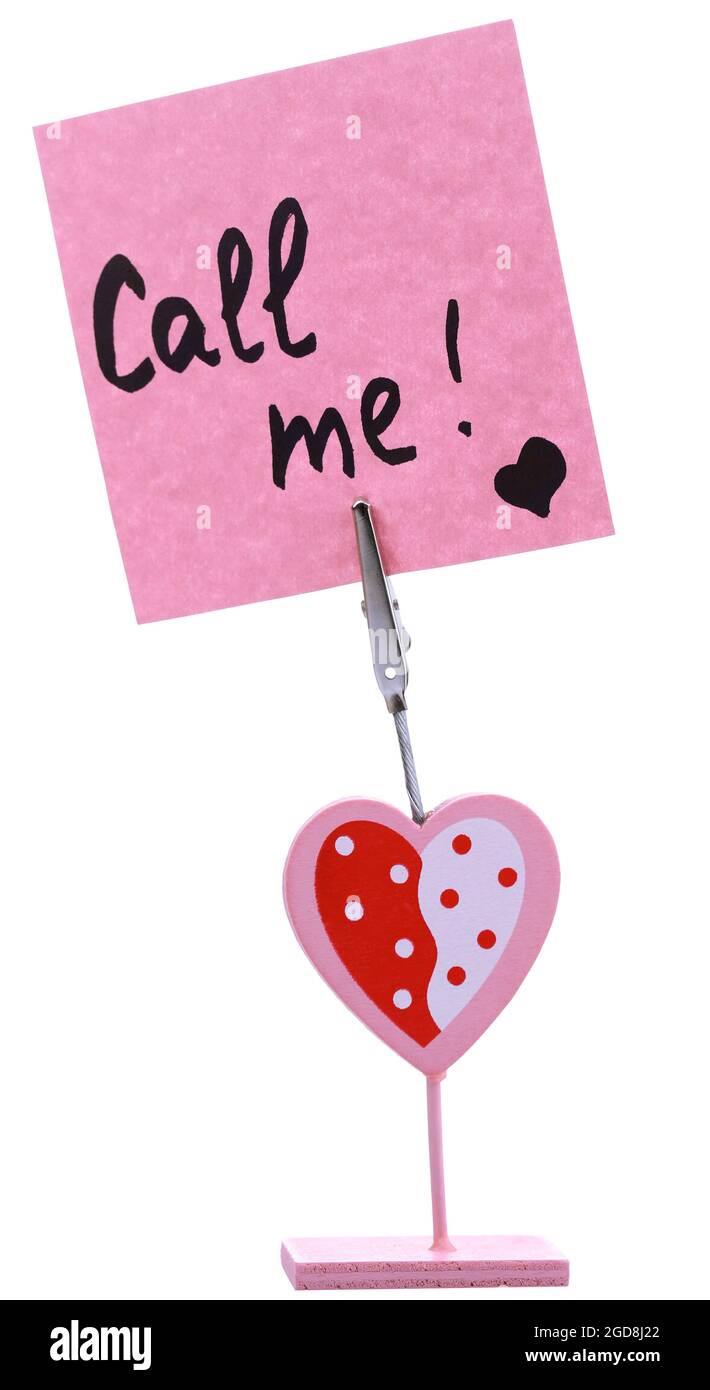 Message holder isolated on white Stock Photo - Alamy