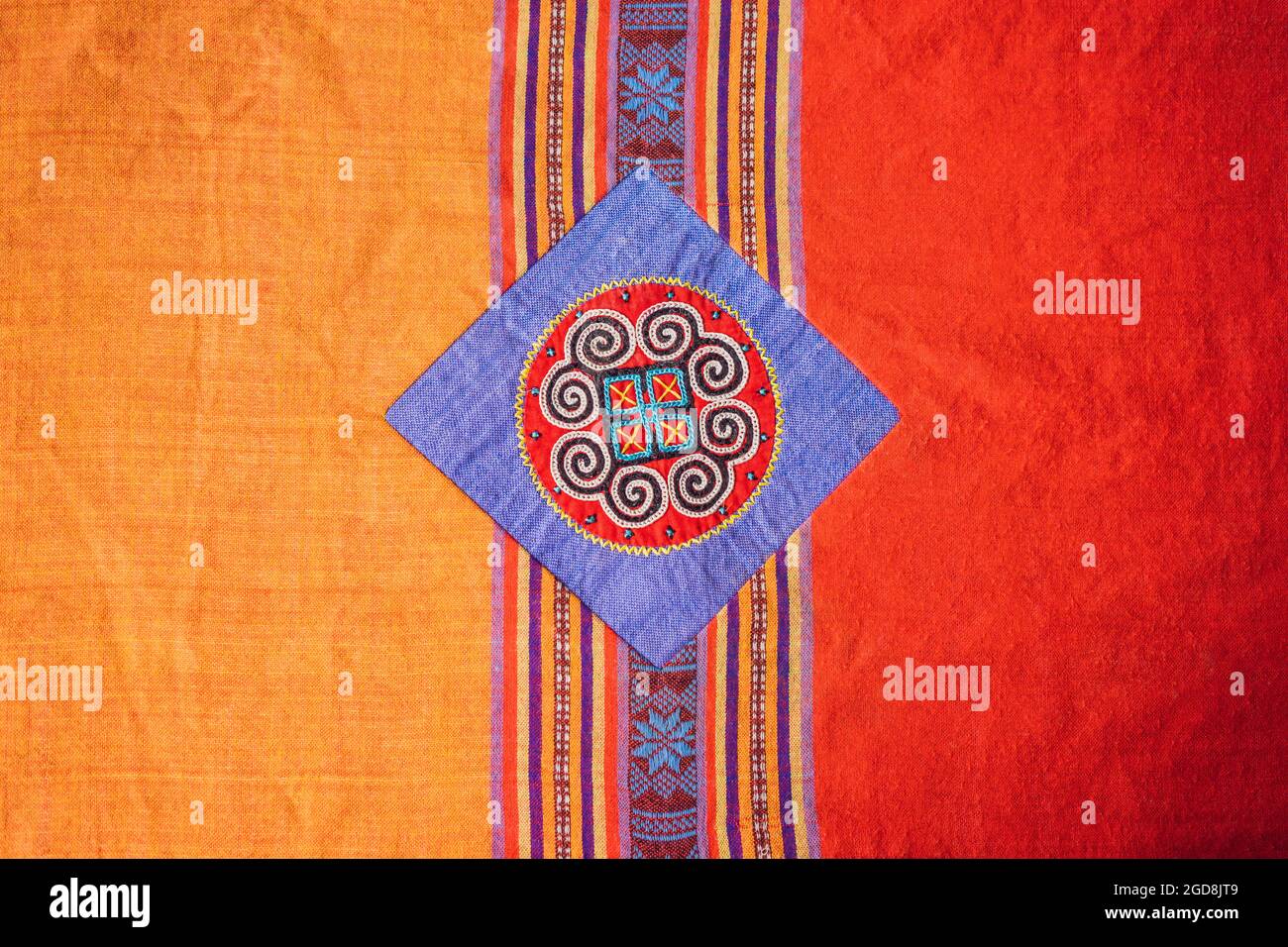 Hmong patterns hill tribe, Identity of the Hmong tribe in Sapa village ...