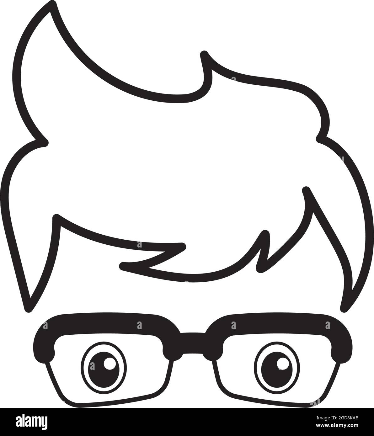 Geek cartoon Stock Vector Images - Alamy