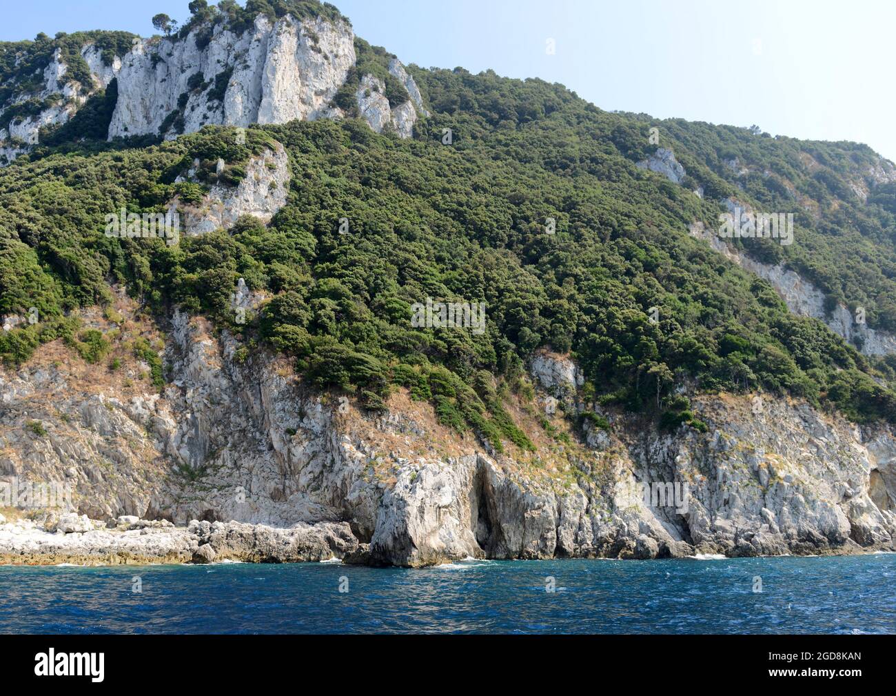 Coastal landscapes in Capri, Italy Stock Photo - Alamy