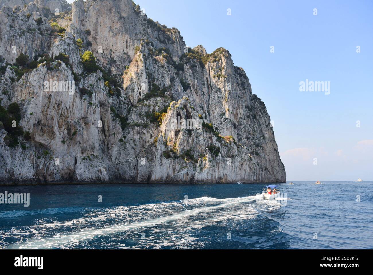 Coastal landscapes in Capri, Italy Stock Photo - Alamy
