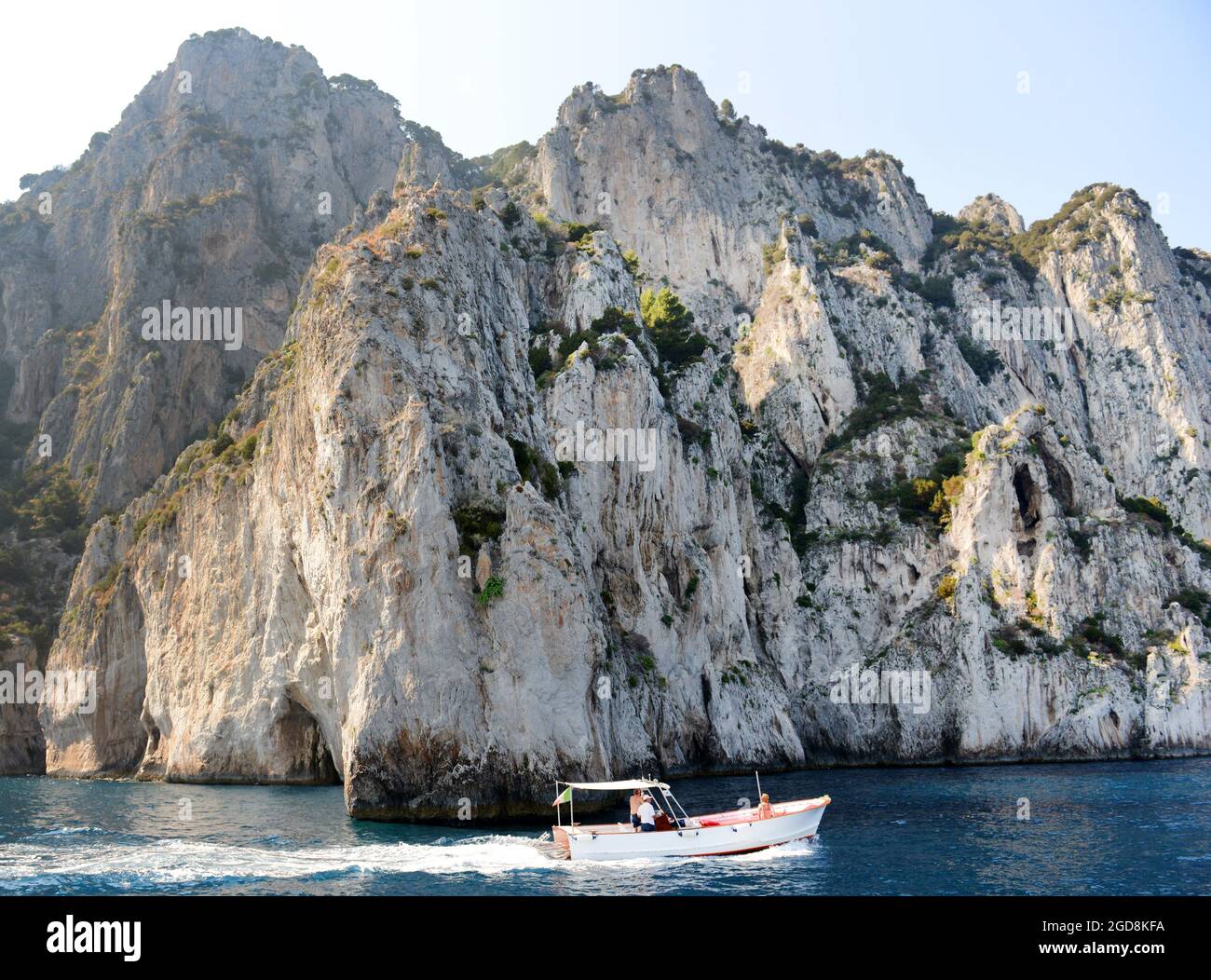 Coastal landscapes in Capri, Italy Stock Photo - Alamy