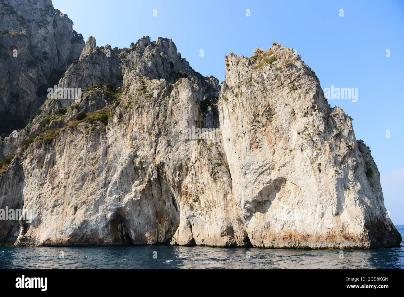 Coastal landscapes in Capri, Italy Stock Photo - Alamy