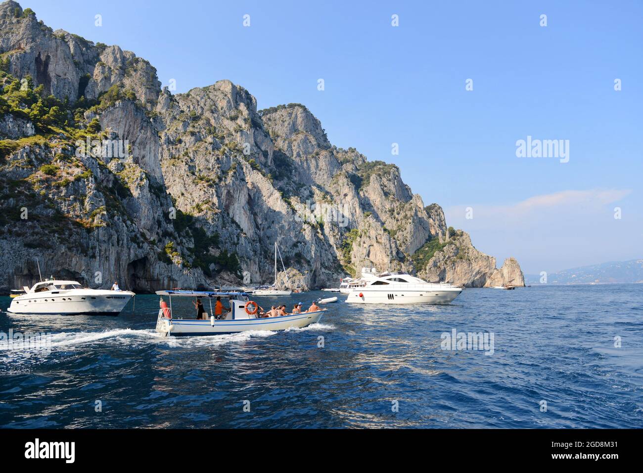 Coastal landscapes in Capri, Italy Stock Photo - Alamy