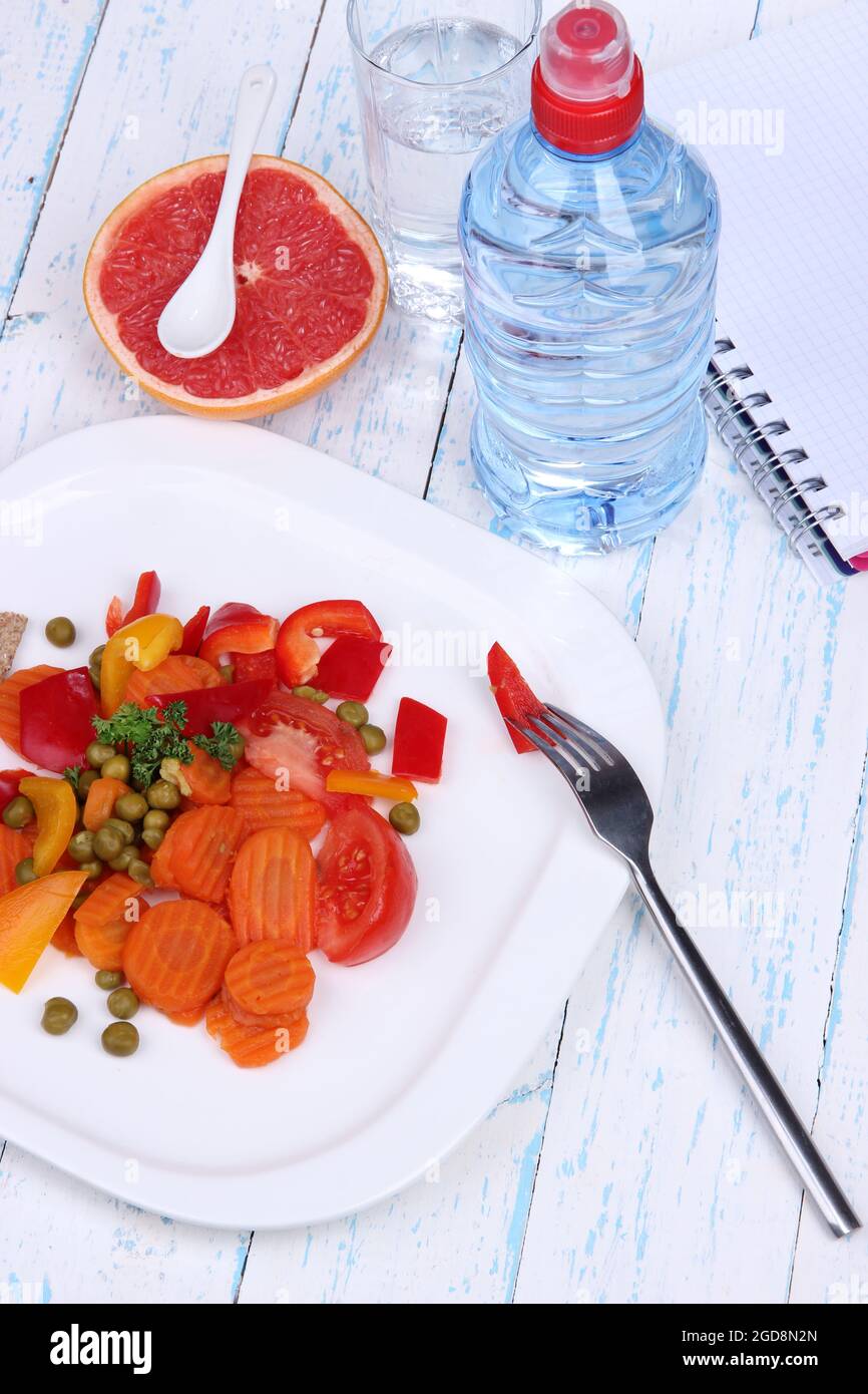 Easy fitness food to sustain shape in form Stock Photo - Alamy