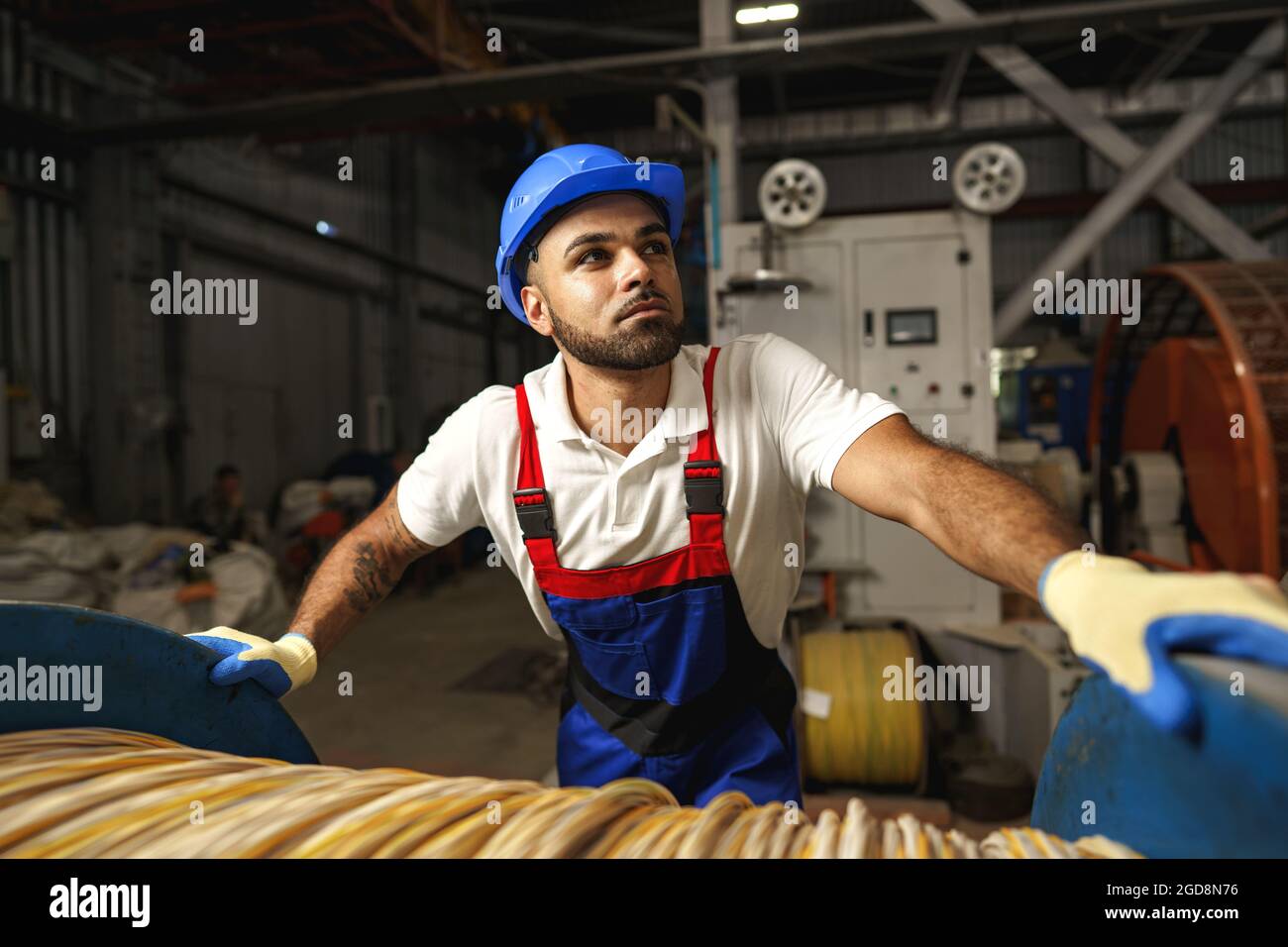 Rolls of electric cable hi-res stock photography and images - Alamy