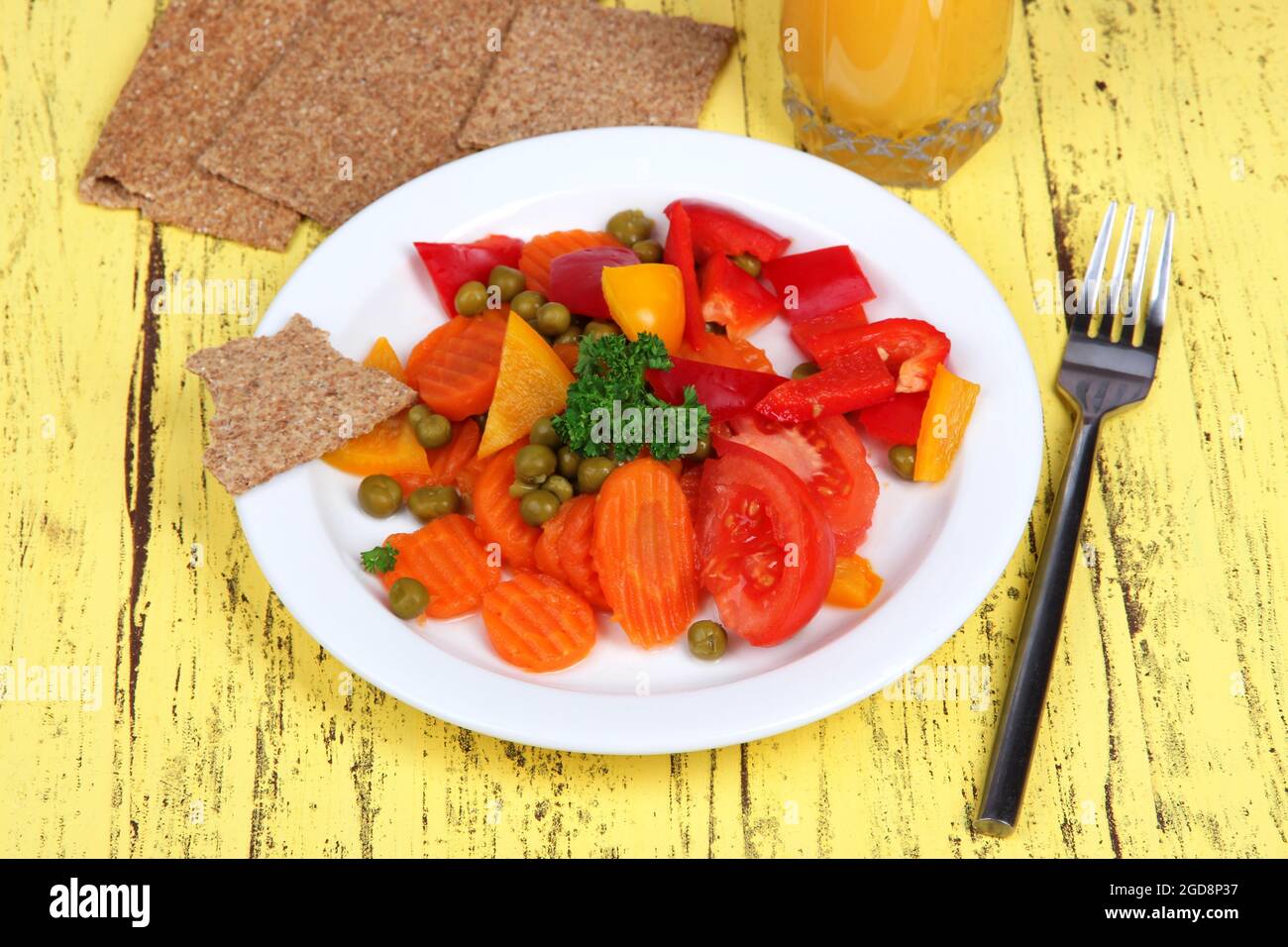 Easy fitness food to sustain shape in form Stock Photo - Alamy