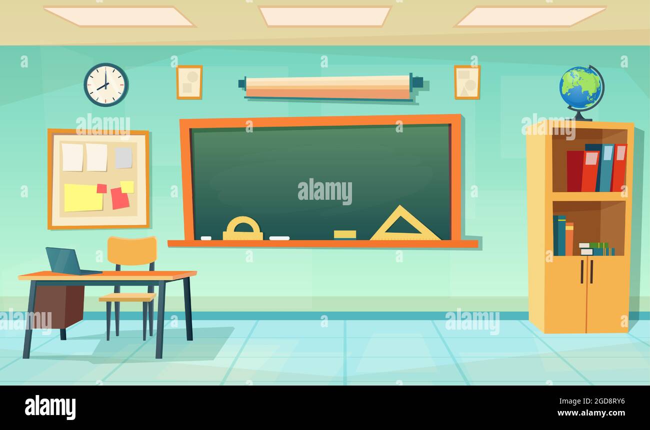Empty classroom. School Education background Stock Vector Image & Art ...