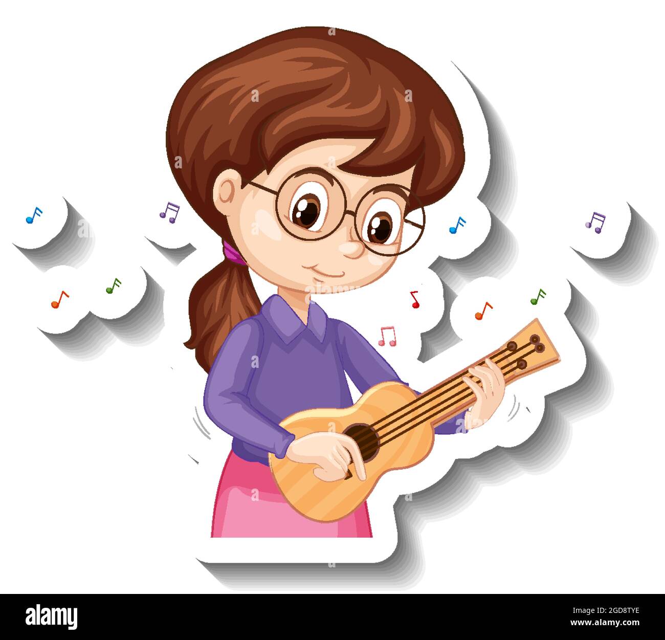 Ukulele Player Clipart