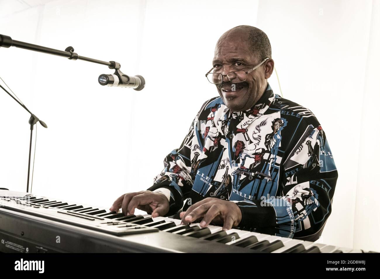 JOHANNESBURG, SOUTH AFRICA - Jul 29, 2021: A smiling African man ...