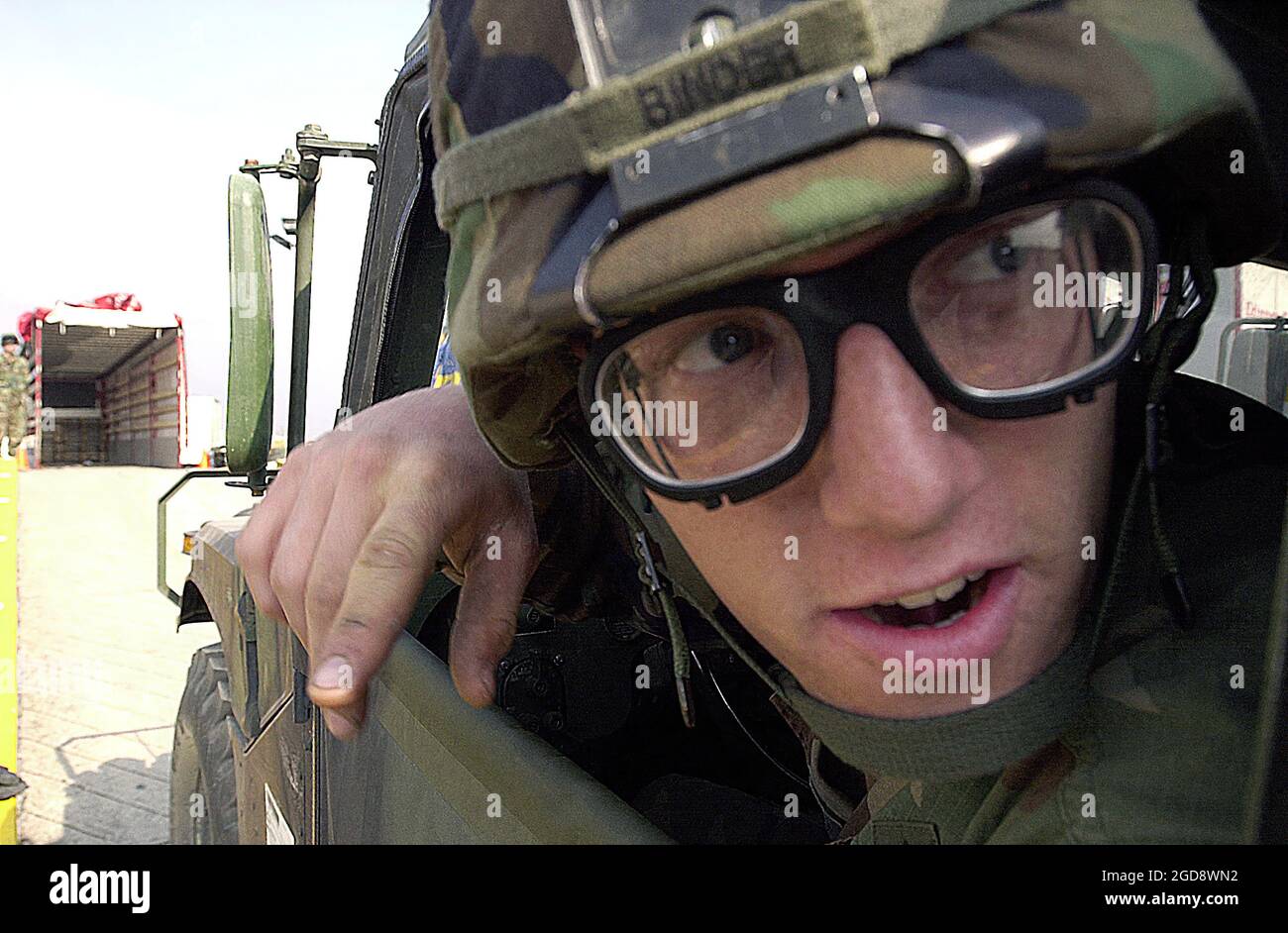 US Army (USA) Private First Class (PFC) William Binder, an Infantry ...