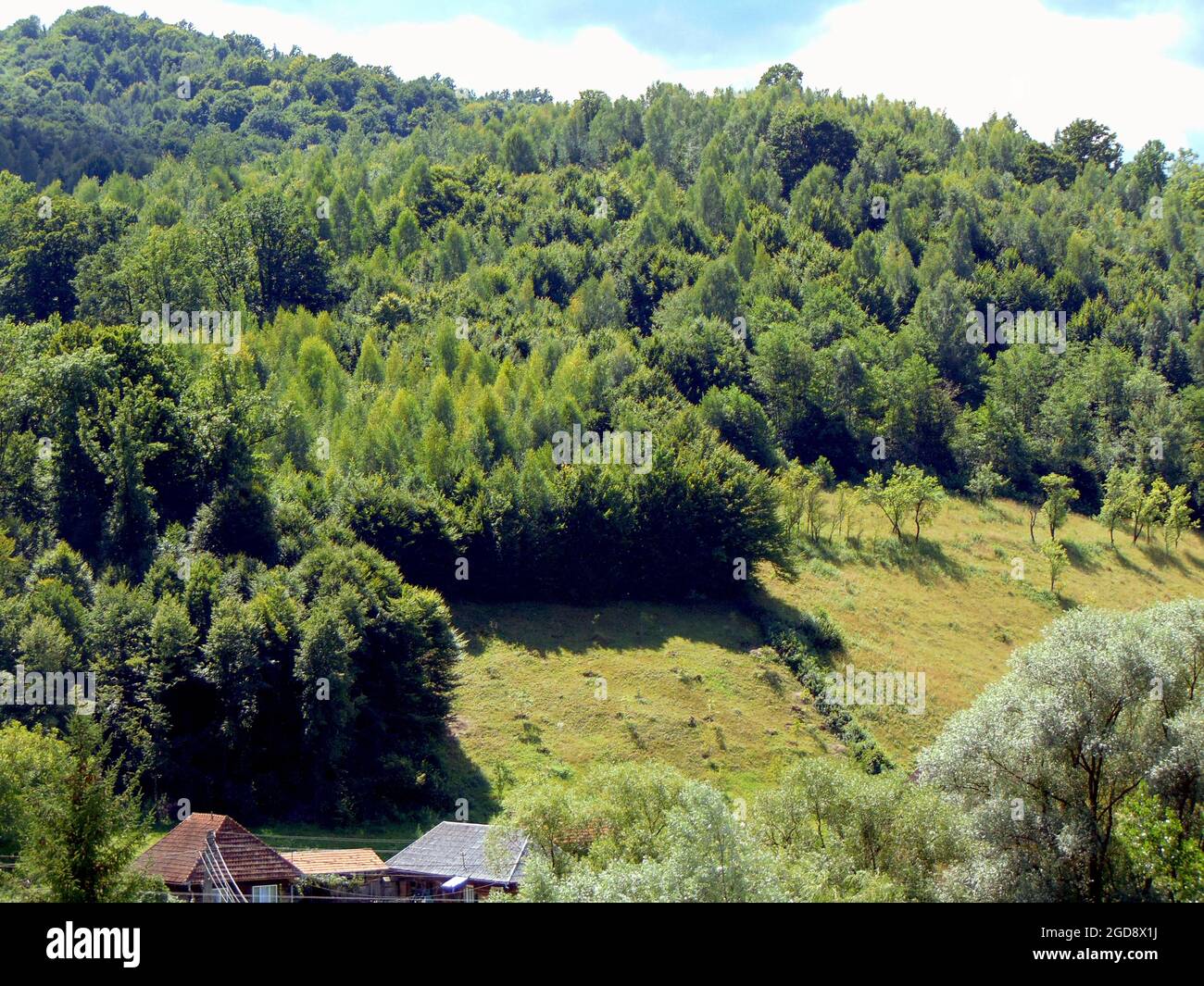 landscape in Maramures county, Romania Stock Photo - Alamy