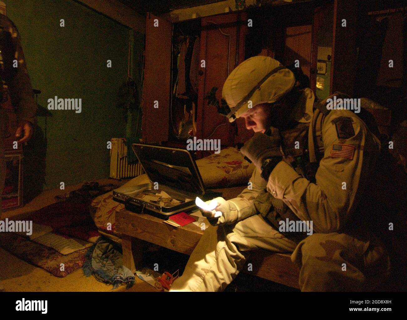 US Army (USA) First Sergeant (1SG) Borland, 173rd Airborne Brigade (AB ...