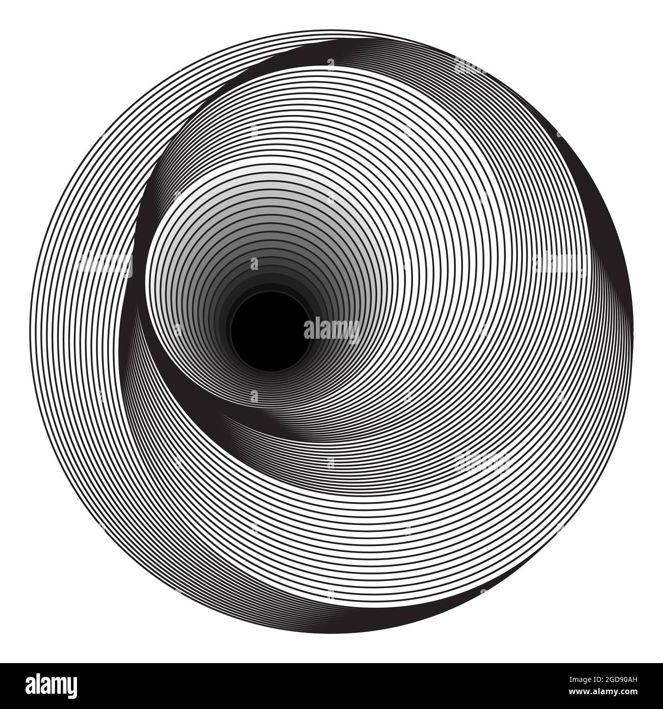 Surreal Geometric Wave Design. Vector Art elements Stock Vector Image ...