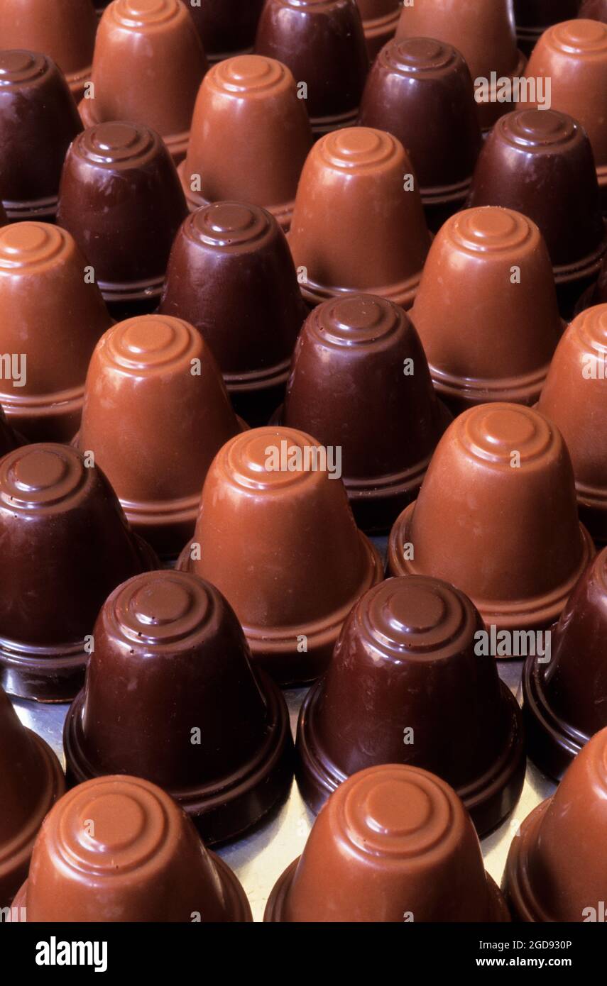 FRANCE, HAUTE-SAVOIE (74) CHOCOLATE BELLS Stock Photo - Alamy