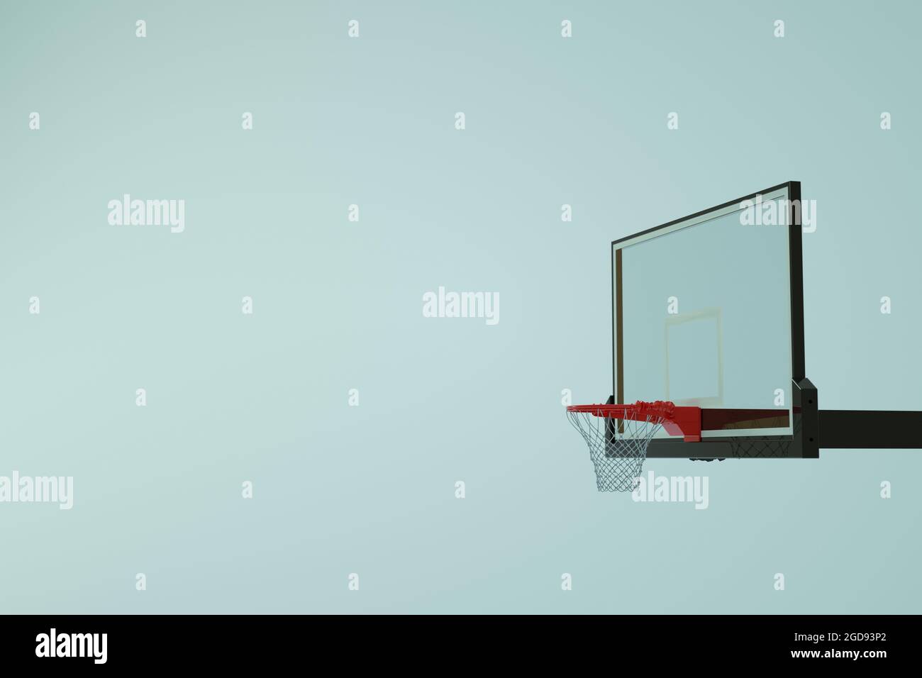 Basketball sports ring, an isometric model of a basketball ring for ...