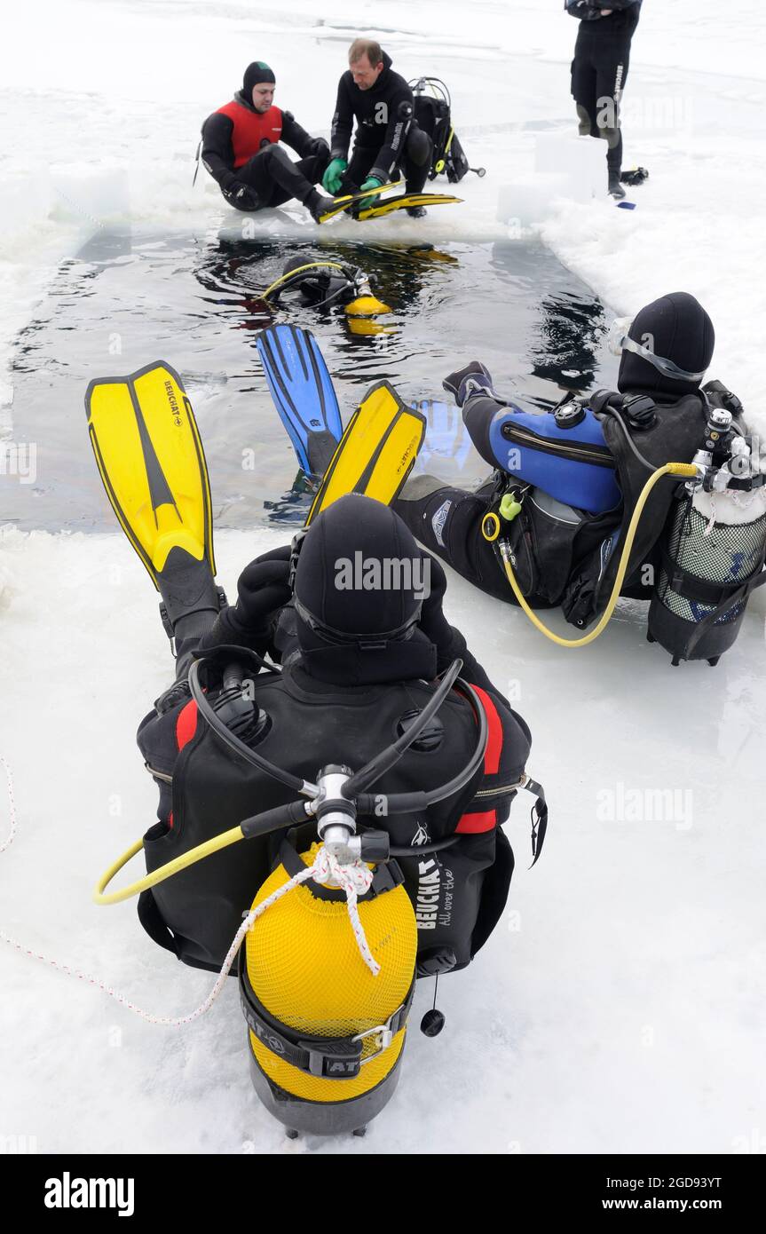 Ice diving alps hi-res stock photography and images - Alamy
