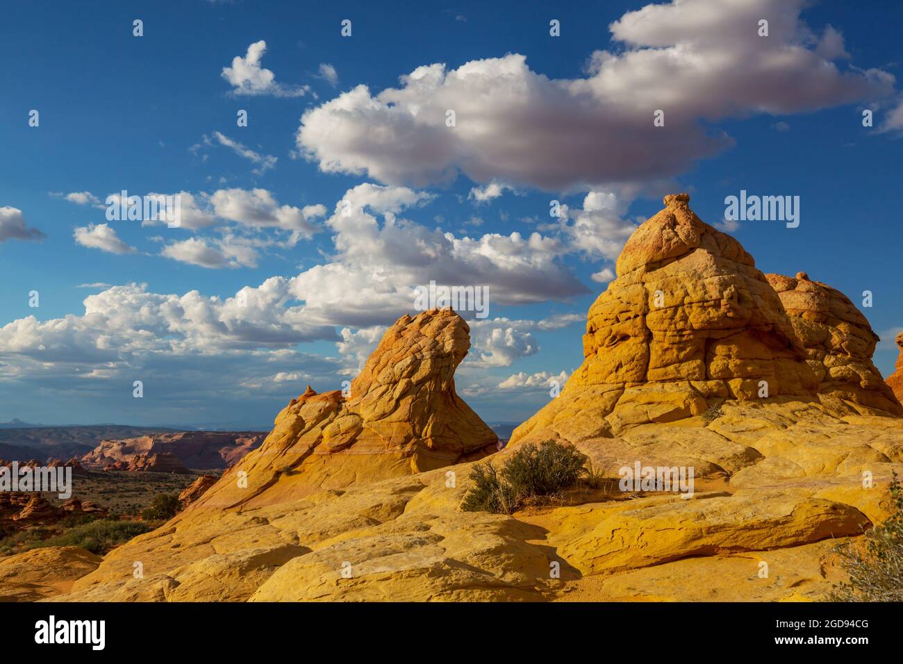 Sandstone formations in Utah, USA. Beautiful Unusual landscapes Stock ...