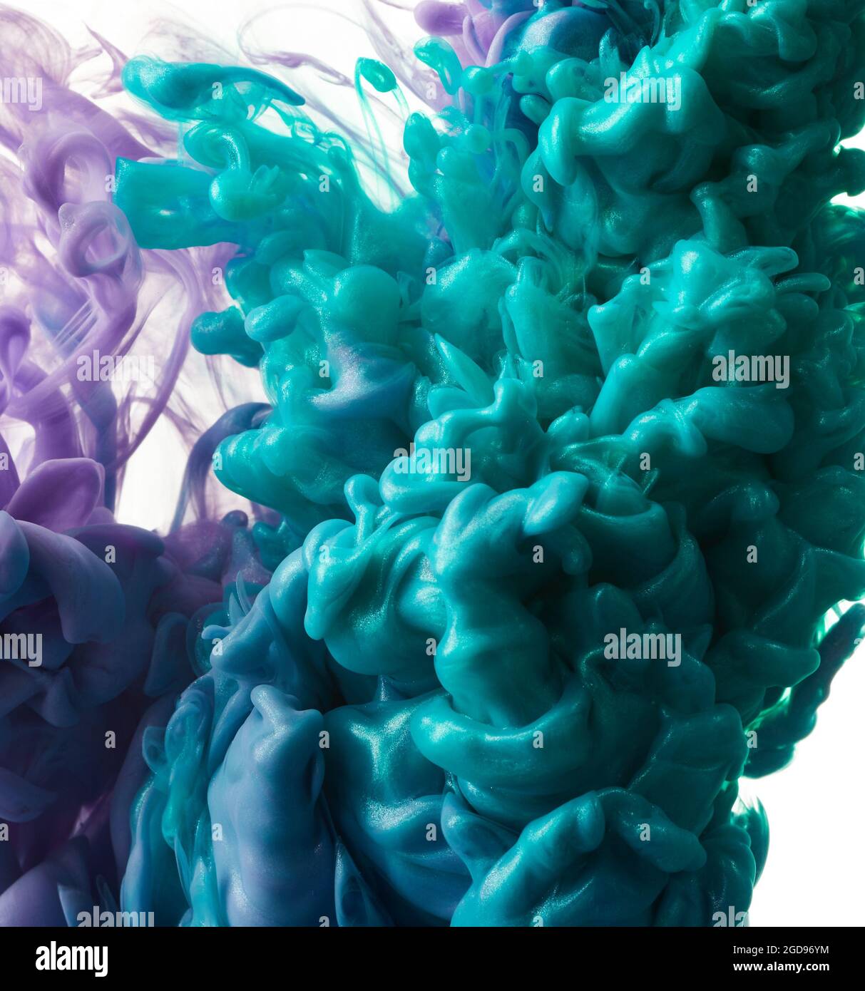 Ink drop in water. Abstract background Stock Photo - Alamy