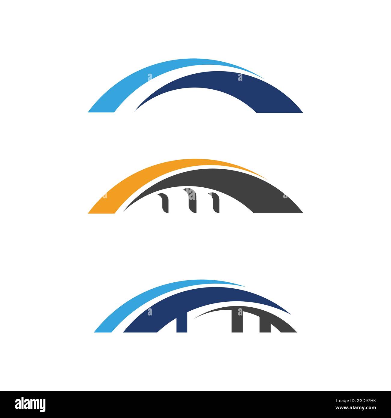 Bridge vector icon illustration design template Stock Vector Image ...