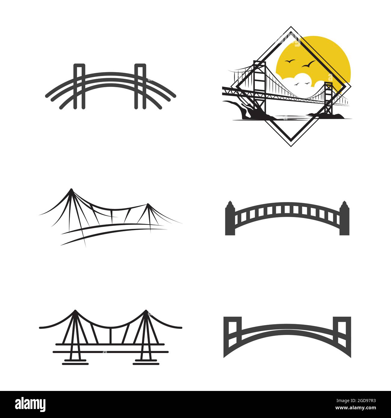 Manhattan bridge arch Stock Vector Images - Alamy