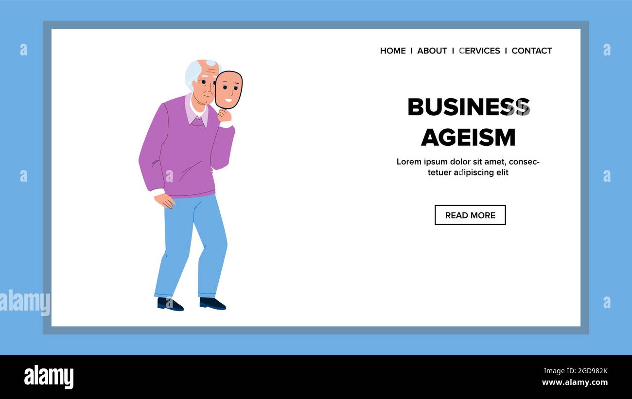 Business Ageism Social And Work Problem Vector Stock Vector Image & Art ...