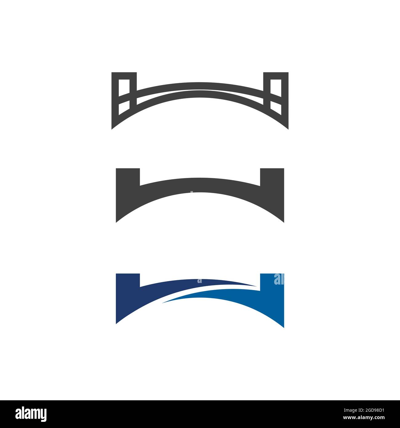 Bridge vector icon illustration design template Stock Vector Image ...