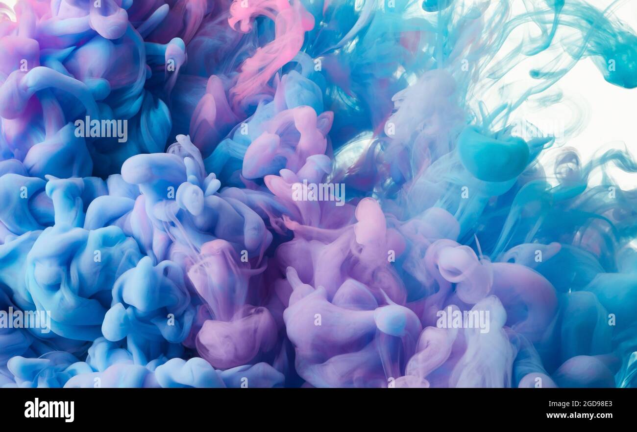 Mixed blue purple color flowing hi-res stock photography and images - Alamy