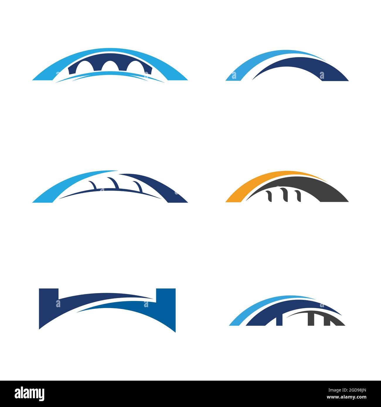 Bridge vector icon illustration design template Stock Vector Image ...