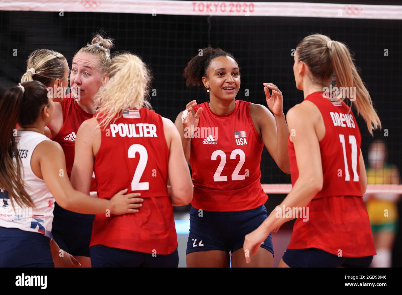 Tokyo, Japan. 8th Aug, 2021. Haleigh Washington (USA) Volleyball ...