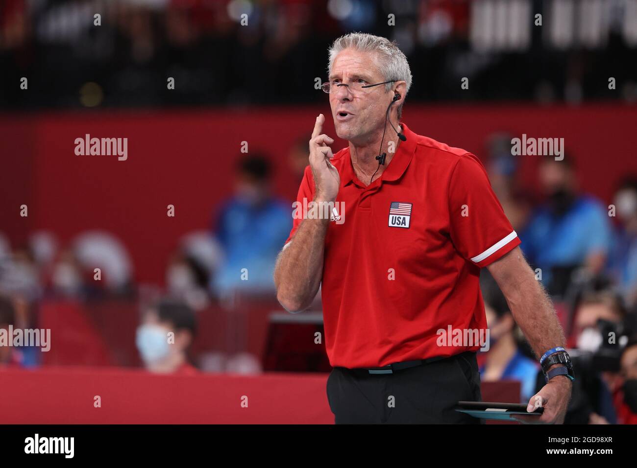 Tokyo, Japan. 8th Aug, 2021. Karch Kiraly (USA) Volleyball : Women's ...