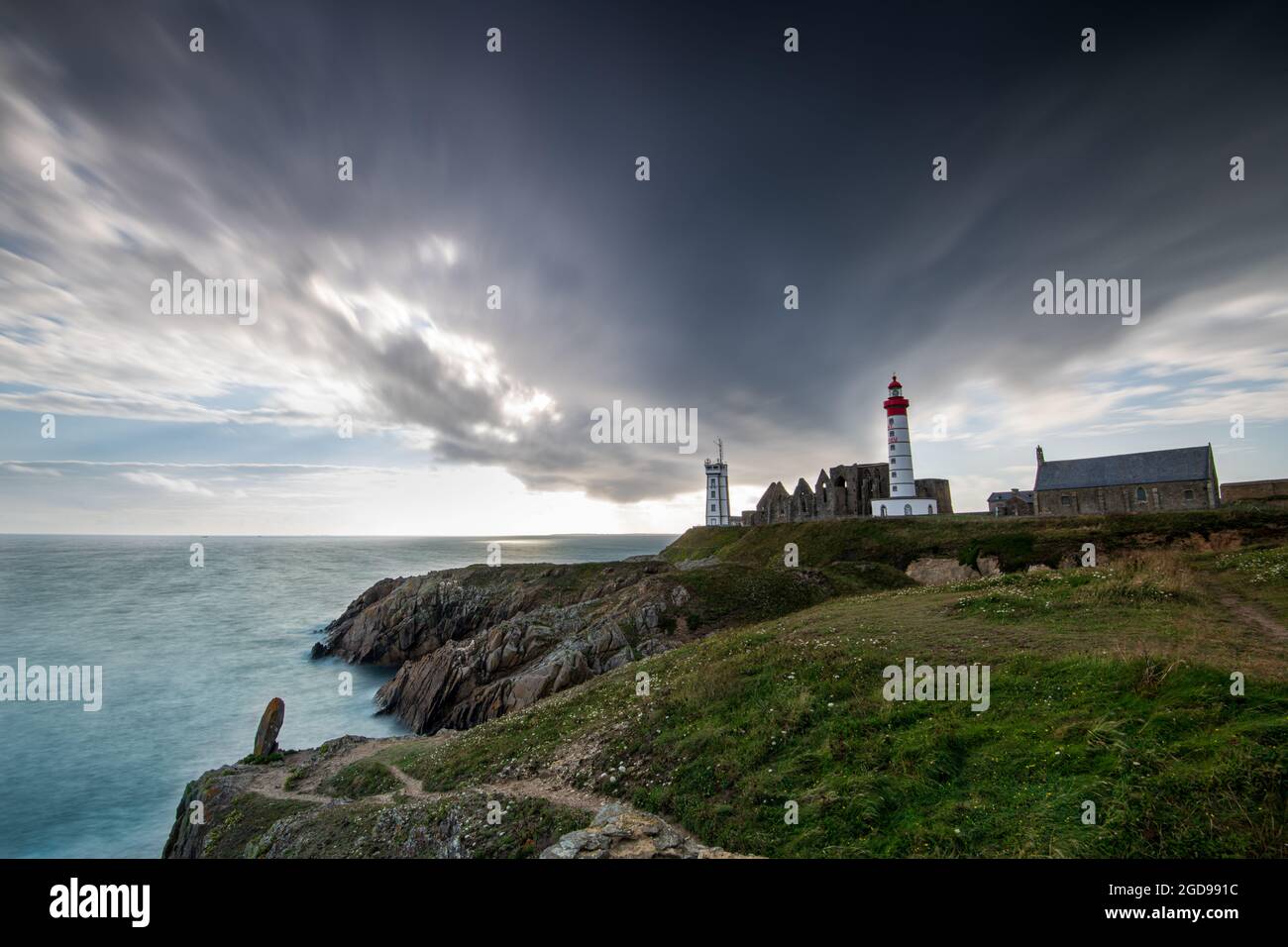 Lighthouse of saint mathieu hi-res stock photography and images - Alamy