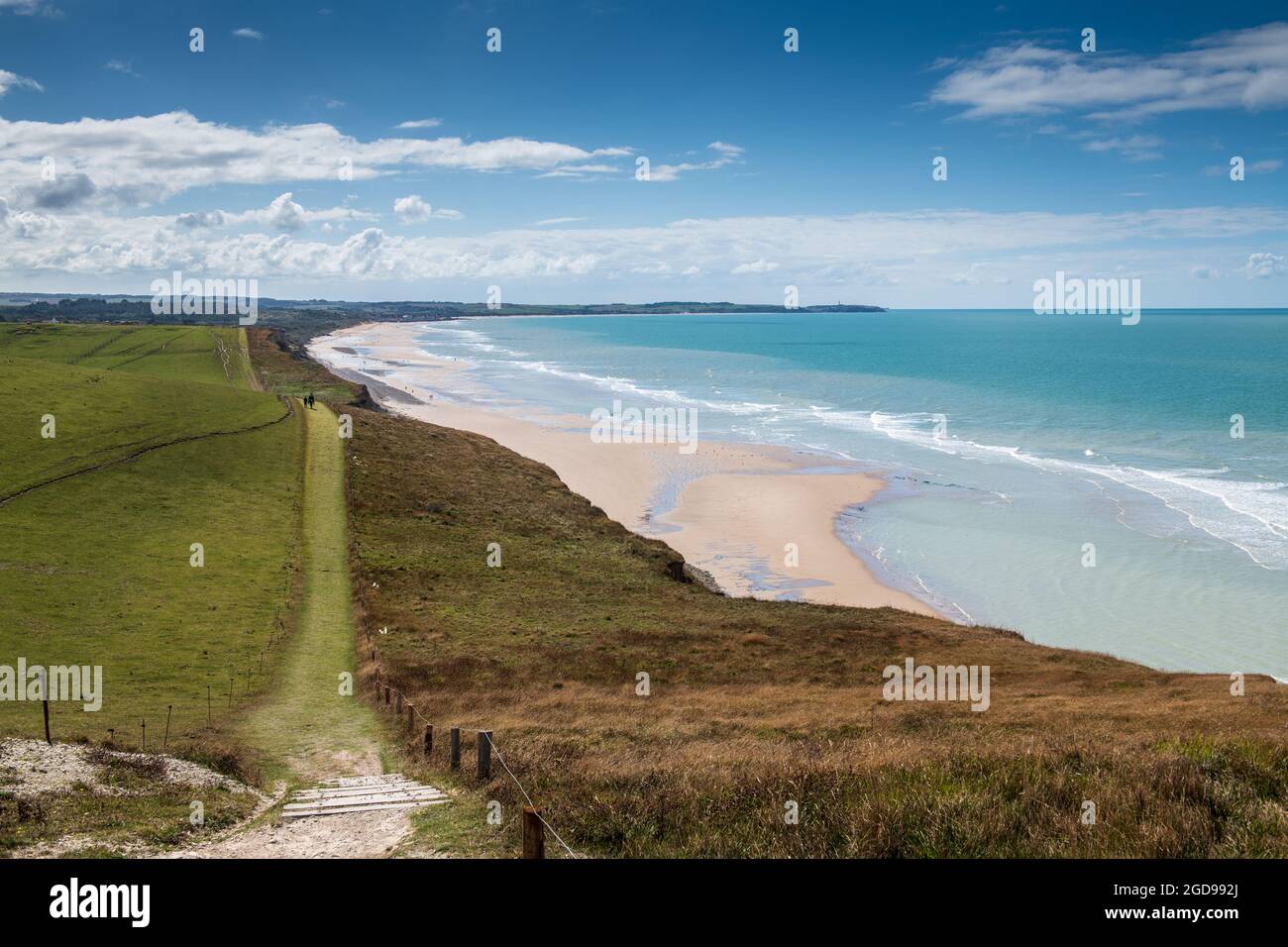 Baie de Wissant, Hauts de France, Côte d'opale Stock Photo - Alamy