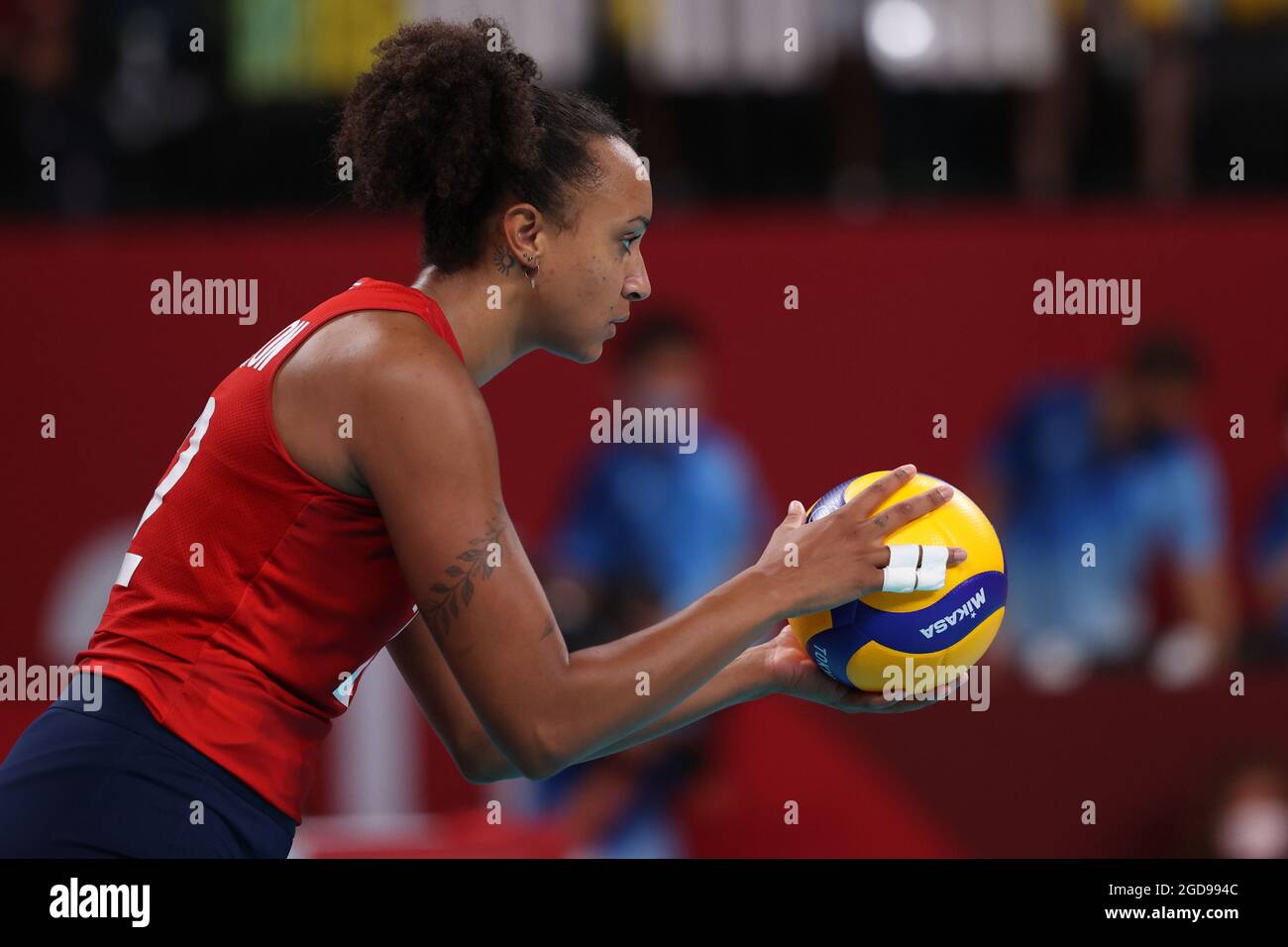 Tokyo, Japan. 8th Aug, 2021. Haleigh Washington (USA) Volleyball ...