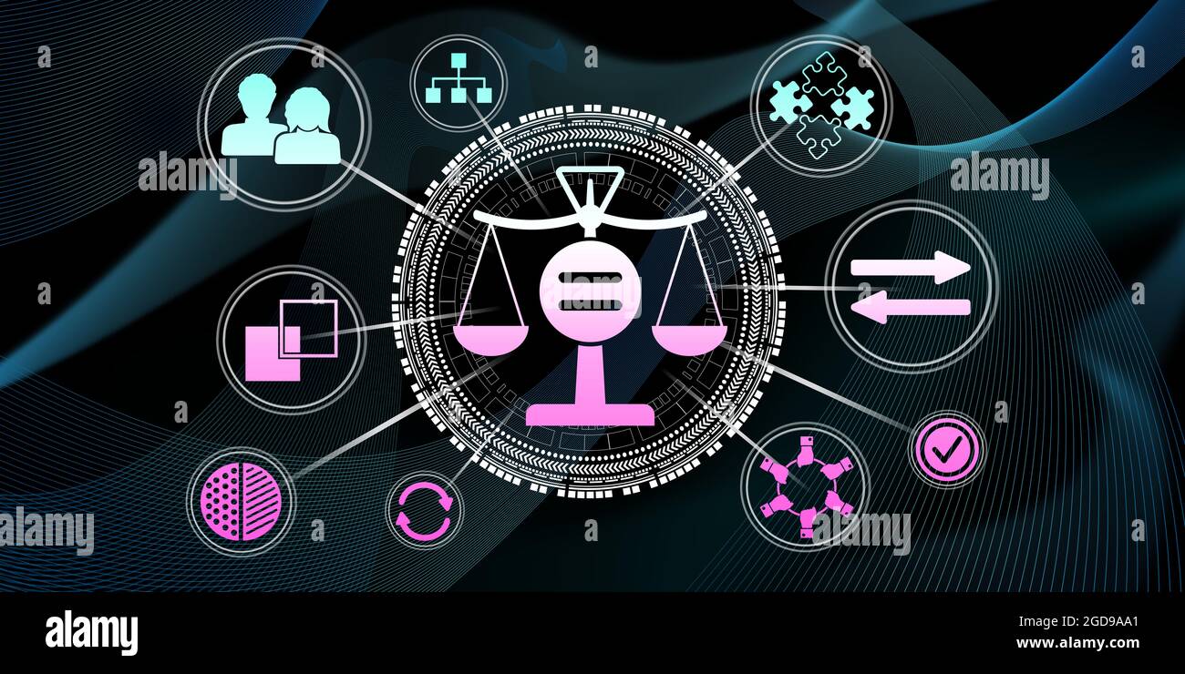 Illustration of an equality concept Stock Photo - Alamy